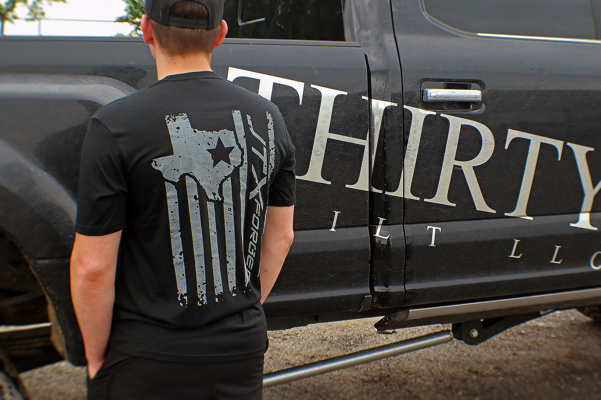 JTX Forged "Texas Flag" T-Shirt - GREY LOGO (Adult) – JTX Forged Merch