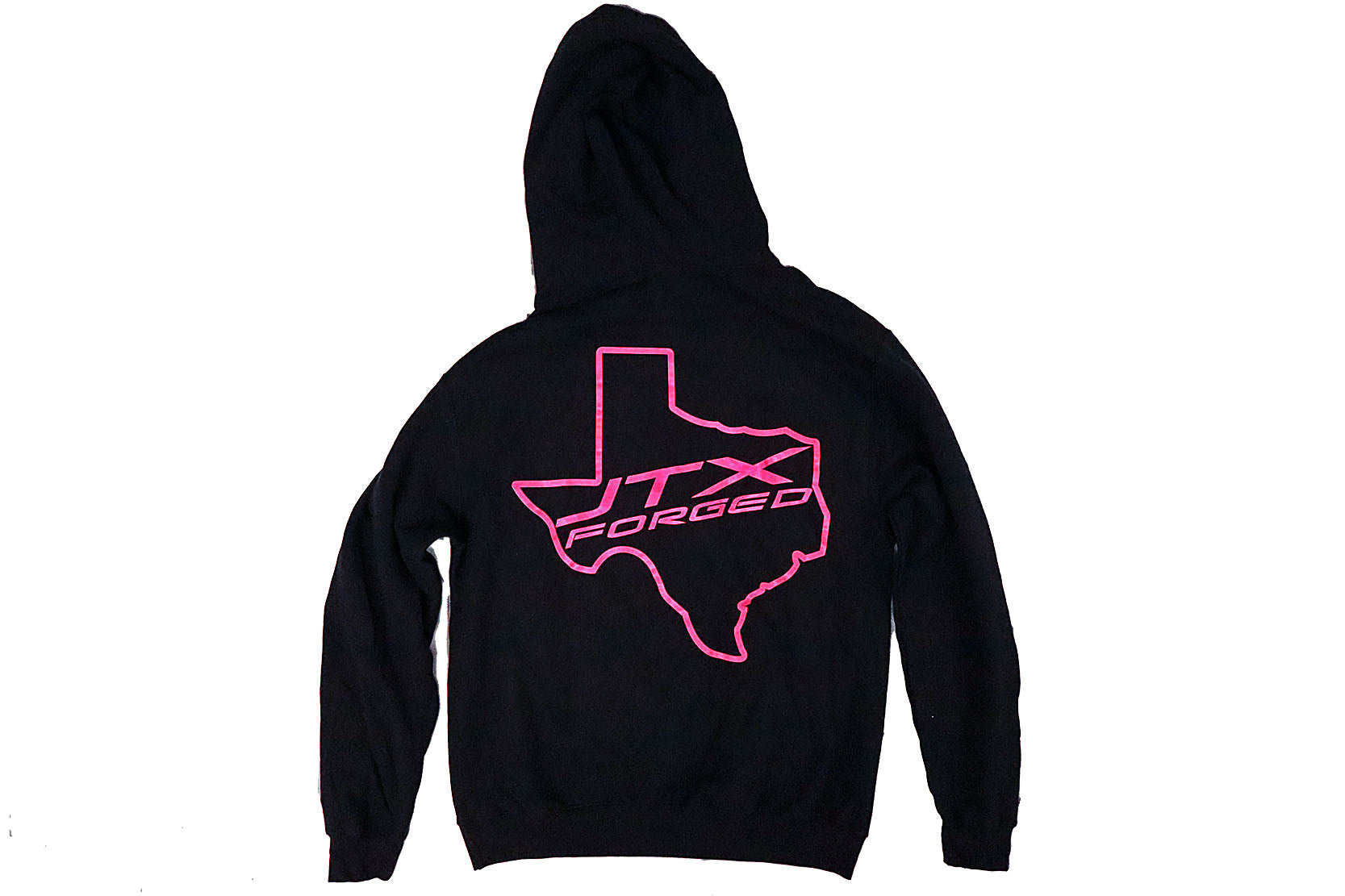 JTX Forged "TEXAS" Black and Pink Pullover Hoodie – JTX Forged Merch